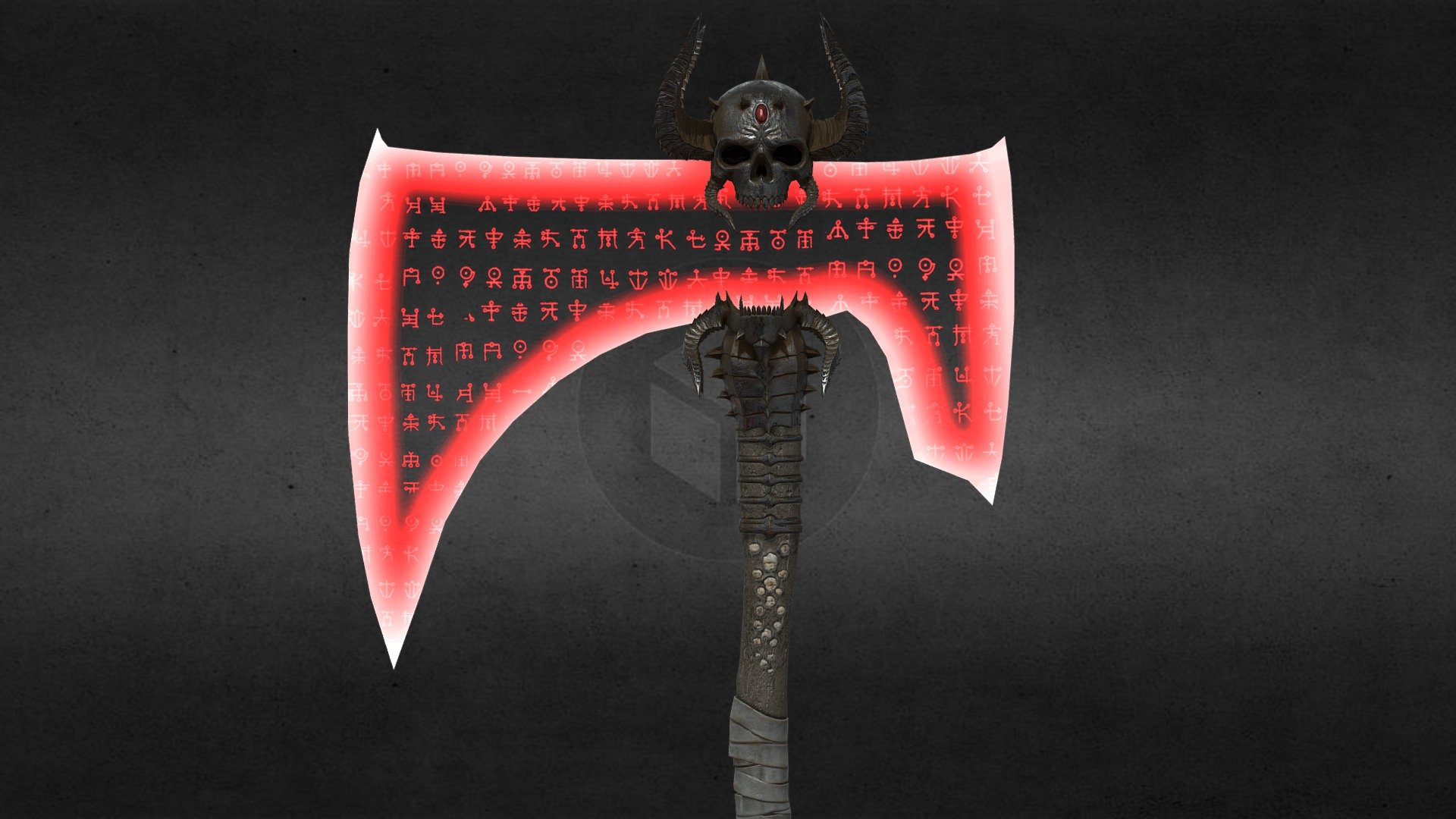 Doom Axe - 3D model by DalMak (@myongya123456) [acd3562] - Sketchfab