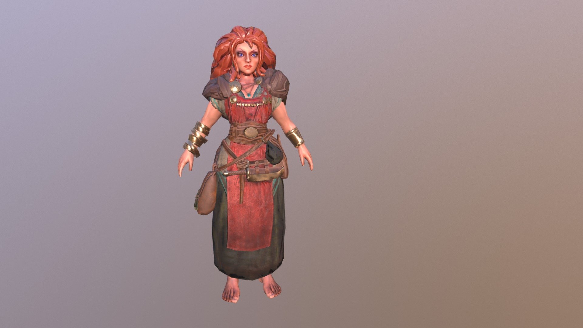 Hulda Kvænangsdottir - 3D model by neiht.hotep [acd4a7e] - Sketchfab