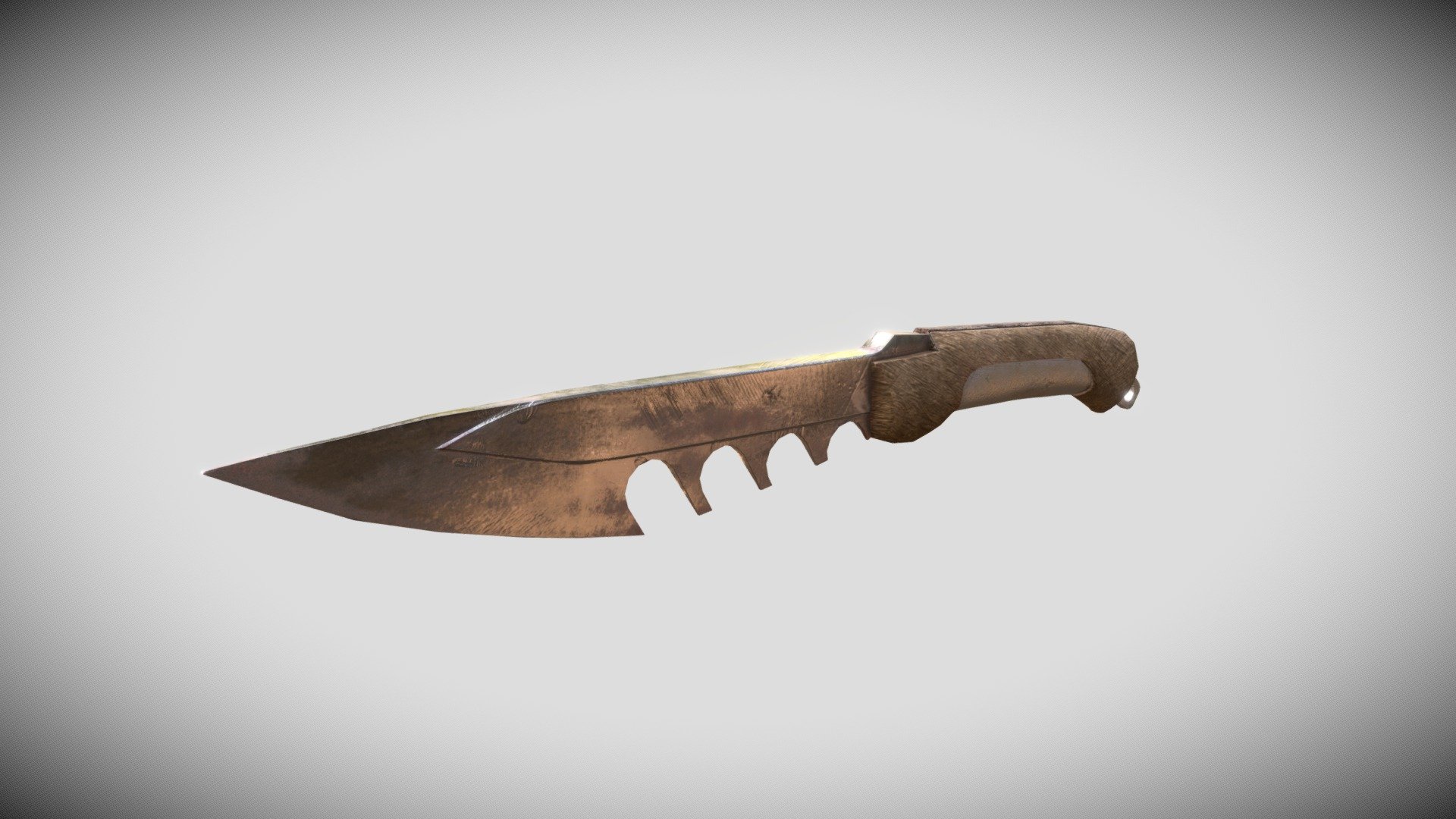 Rusted Knife Asset - Download Free 3D model by Bouncelight ...