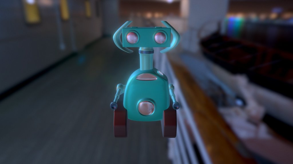 Vintage Servantbot - 3D model by RedPowerLight [acd5e78] - Sketchfab