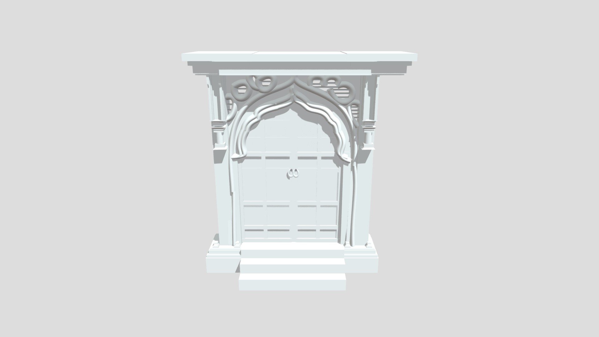 Horror haweli Main Door - 3D model by 3d 1.snipper (@kc5198588 ...