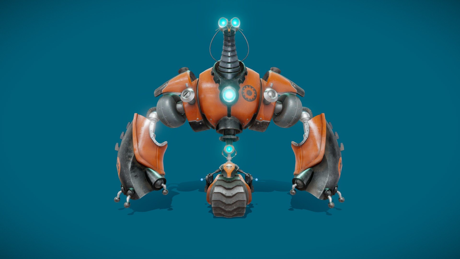 Modular robot - 3D model by doomvt [acd9b95] - Sketchfab