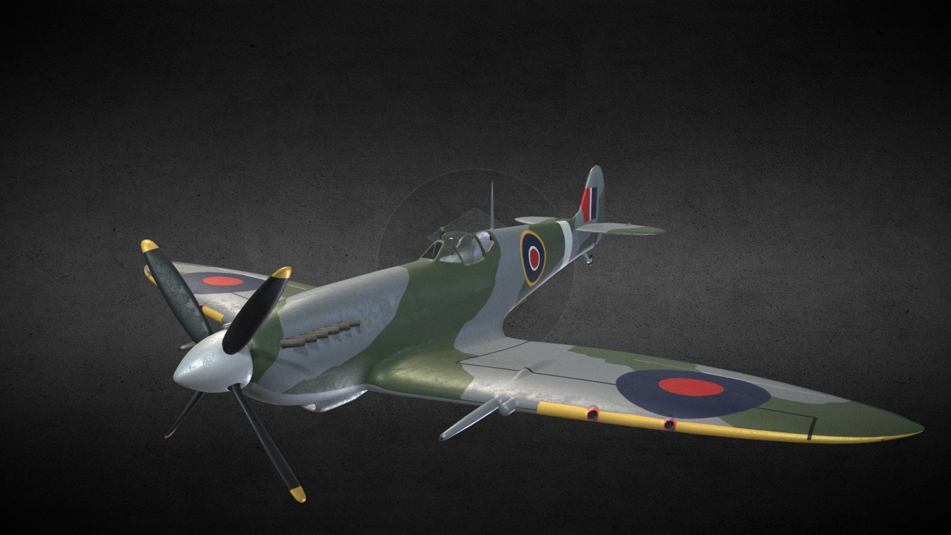 Spitfire Mk.IX - 3D model by kii (@_kii) [acd9dae] - Sketchfab