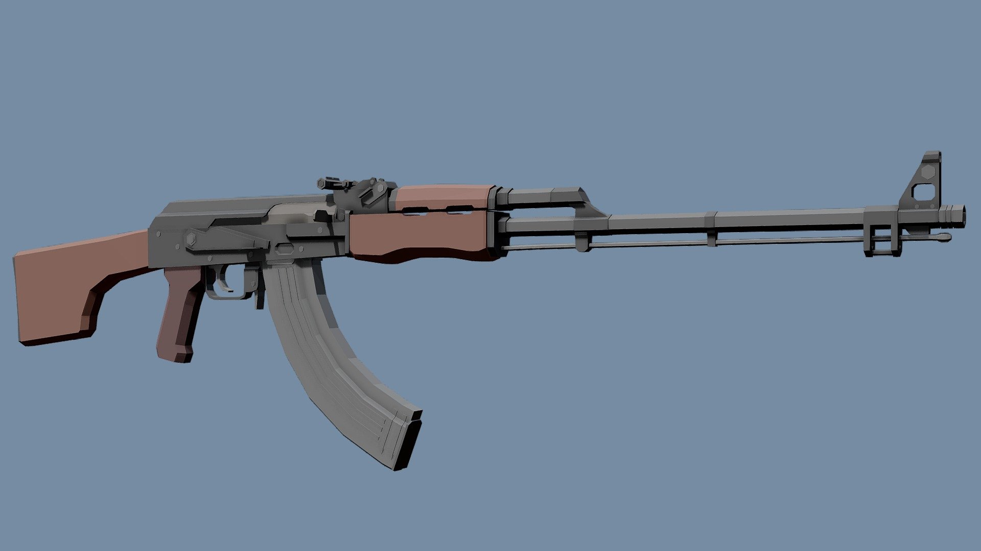 Low-Poly RPK - Download Free 3D model by TastyTony [acdc6fe] - Sketchfab