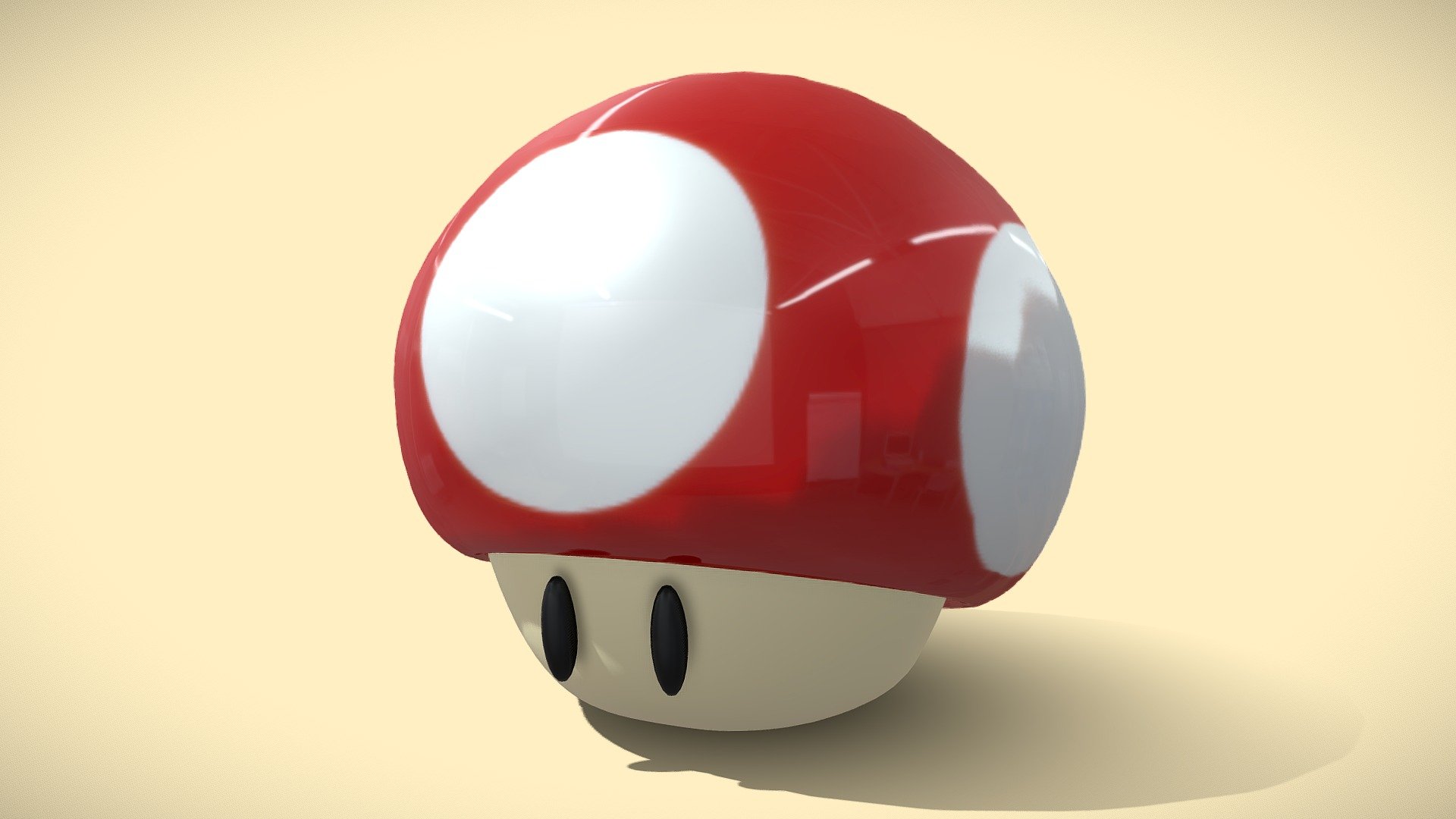 Super Mario Bros Mushroom - Buy Royalty Free 3D model by PipeTapiero ...