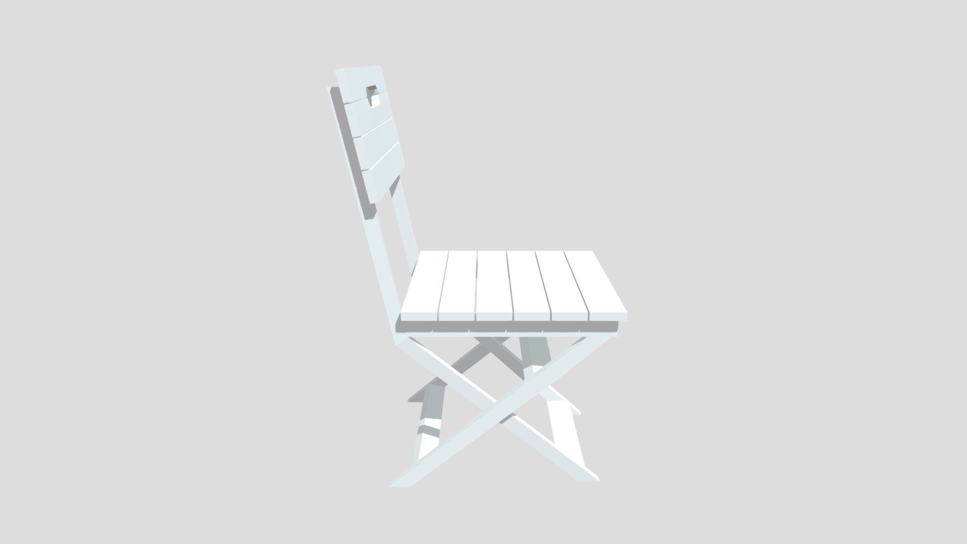 Wooden patio chair - 3D model by sarenkacalis [acddae7] - Sketchfab