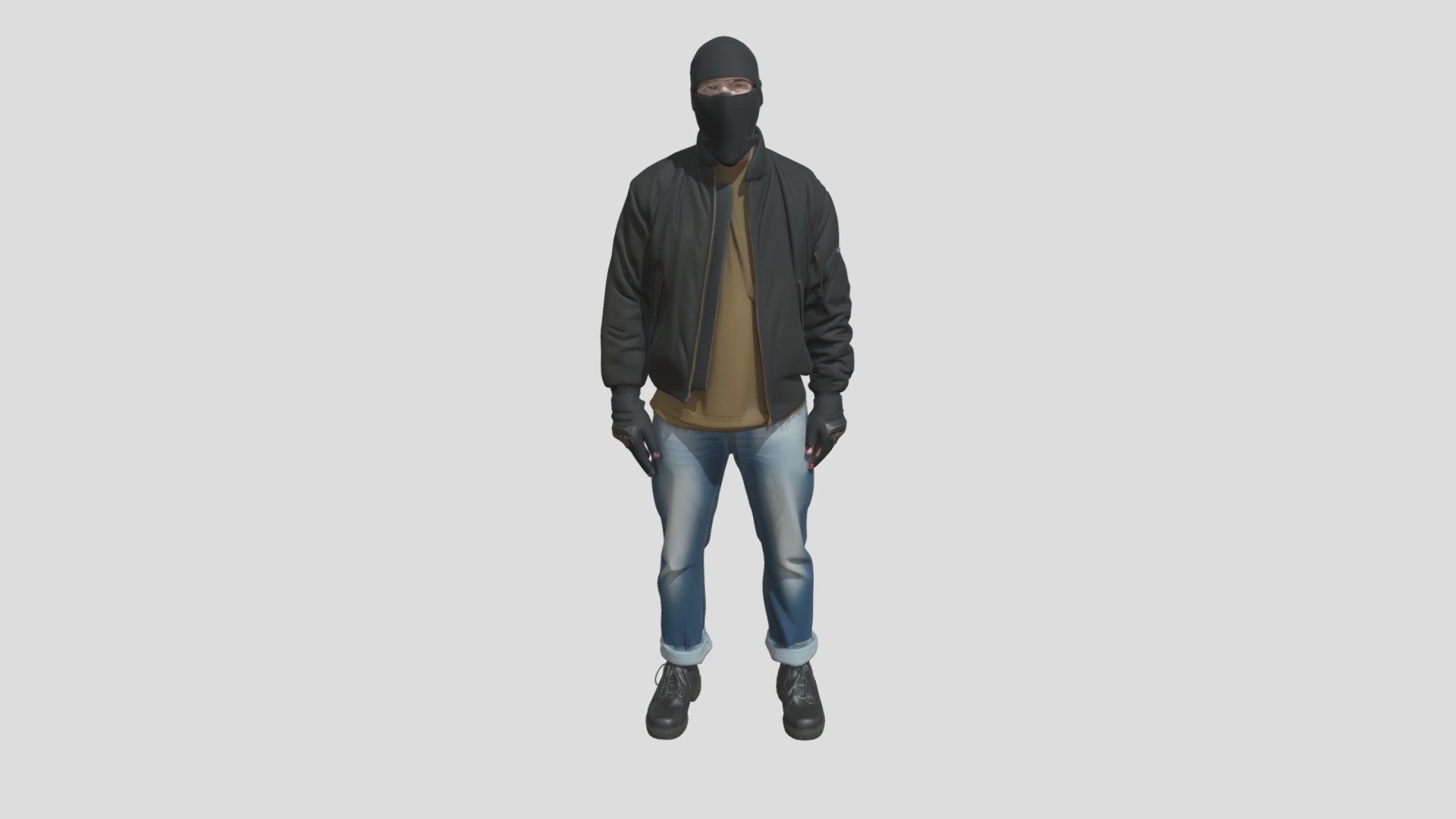 The masked character - Download Free 3D model by VladislavPimenov ...