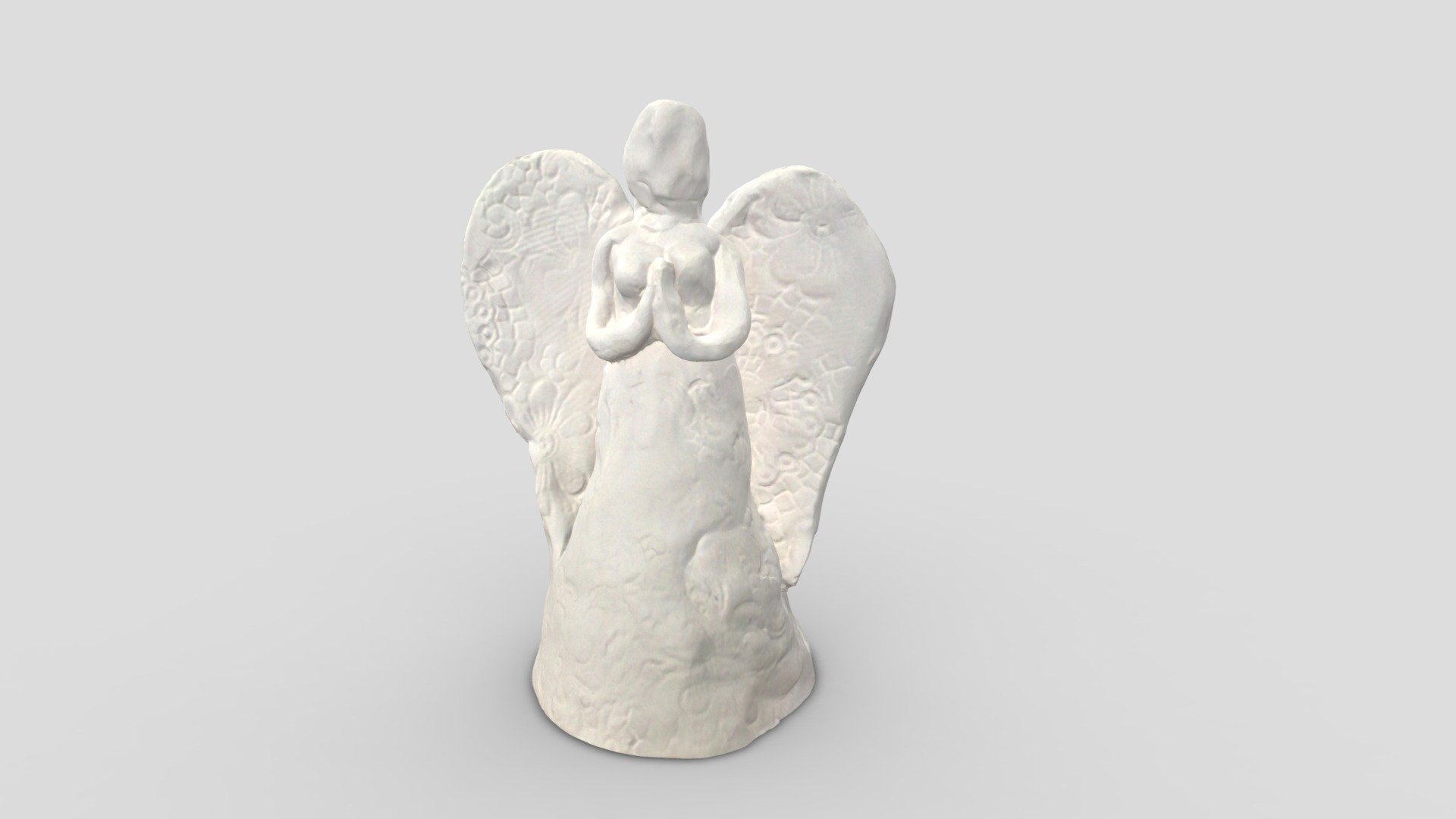 Clay Sculpture Angel // Ton-Skulptur-Engel - Download Free 3D model by ...