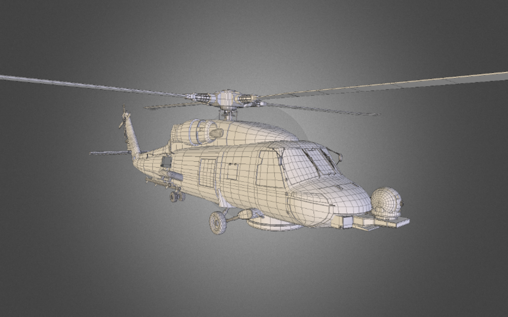 Helicopter SH-60 Seahawk - 3D model by RafaelRuiz-Villar [acdf574 ...