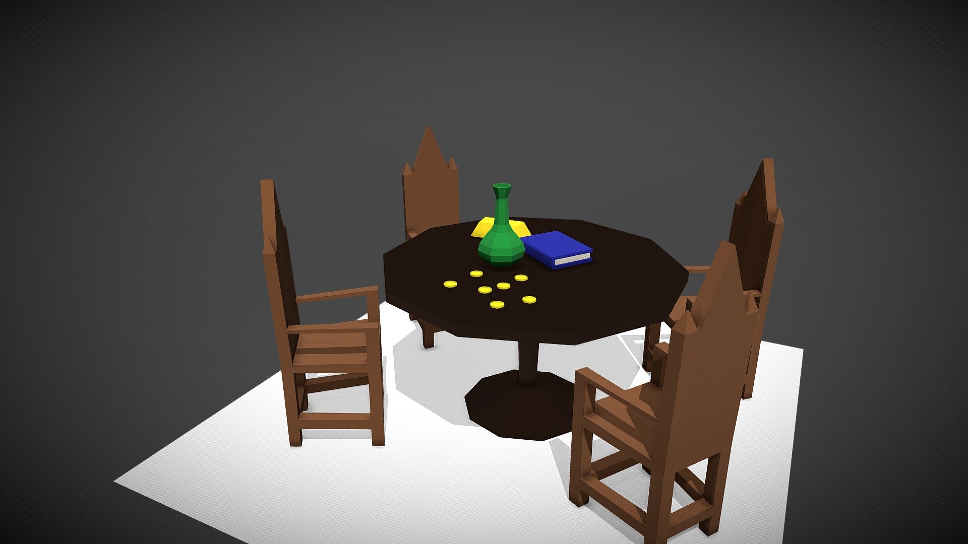 Dungeon Assets - Mesa Low Poly - 3D model by WilsonAlmeidaBatista ...