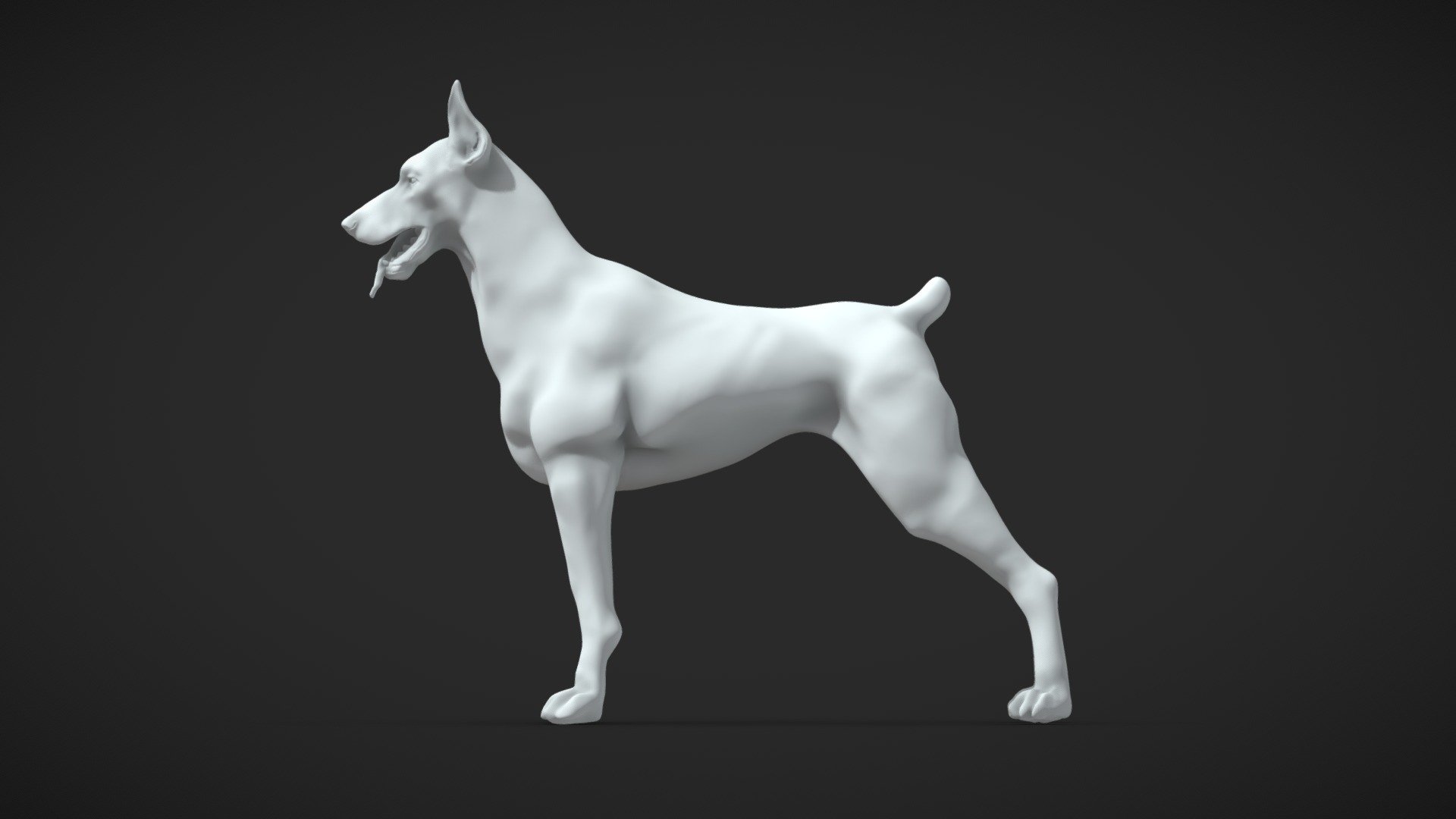 Dobermann dog base mesh - Buy Royalty Free 3D model by Iofry [ace08cb ...