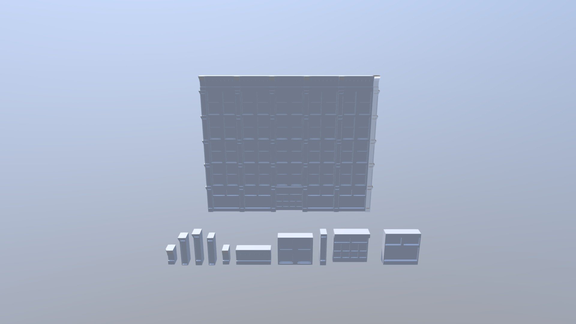 Modular Building - 3D model by ccollop0 [ace0d7a] - Sketchfab