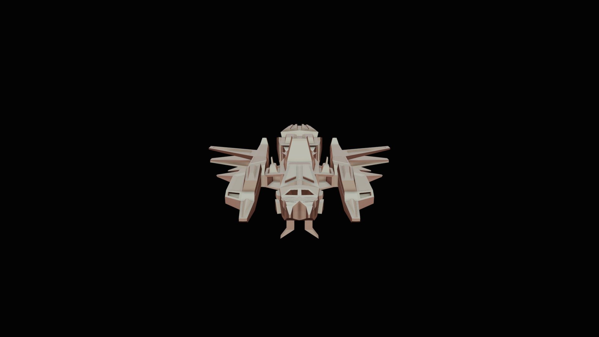 LowPoly Spaceship - 3D model by Blackfire (@Frank_Maminski) [ace467f ...