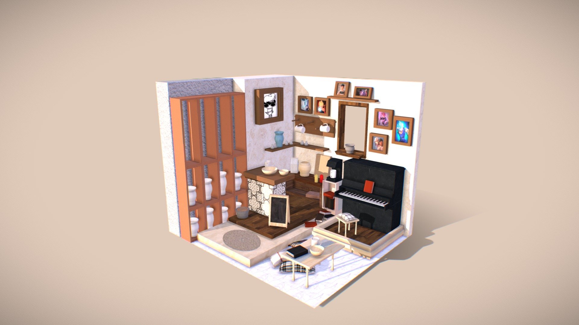 Interior Room - 3D model by darren (@iclears) [ace4764] - Sketchfab