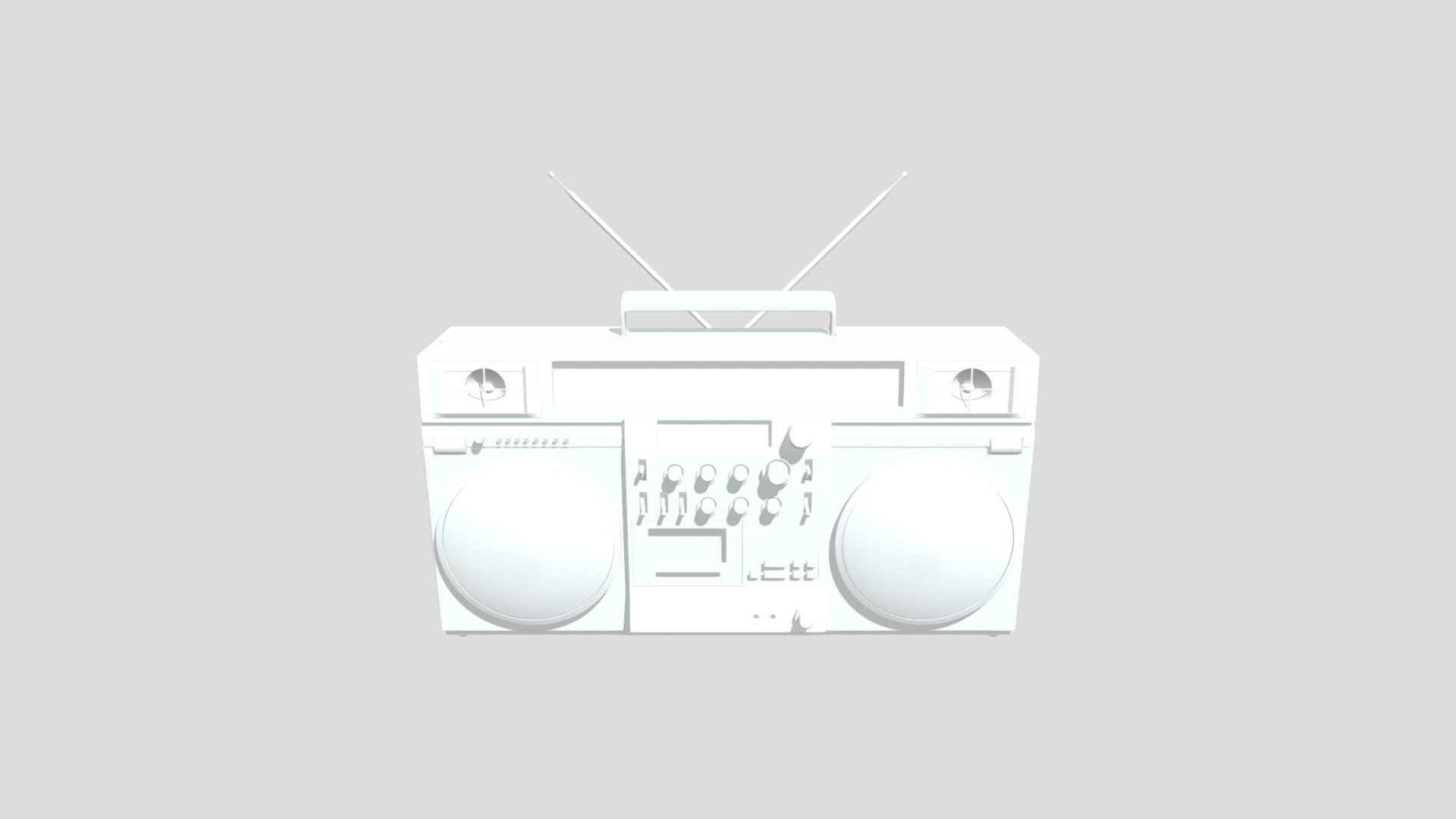 JVC RC-M90 Boombox High Poly - 3D model by Shariff Butler Jr ...