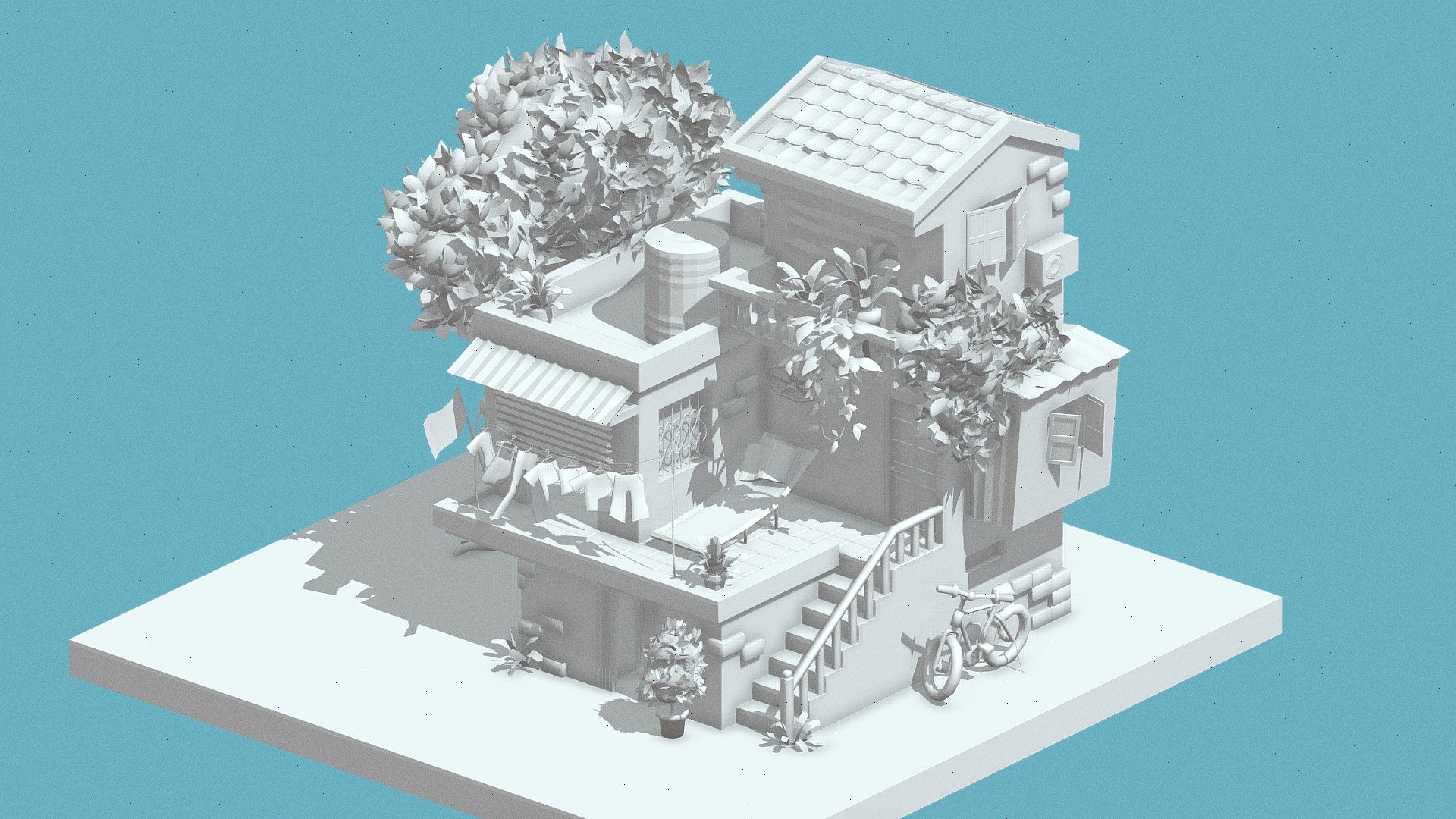 7. THREE POINTS PERSPECTIVE (FSPY) - 3D model by linh0315 [ace58f8 ...