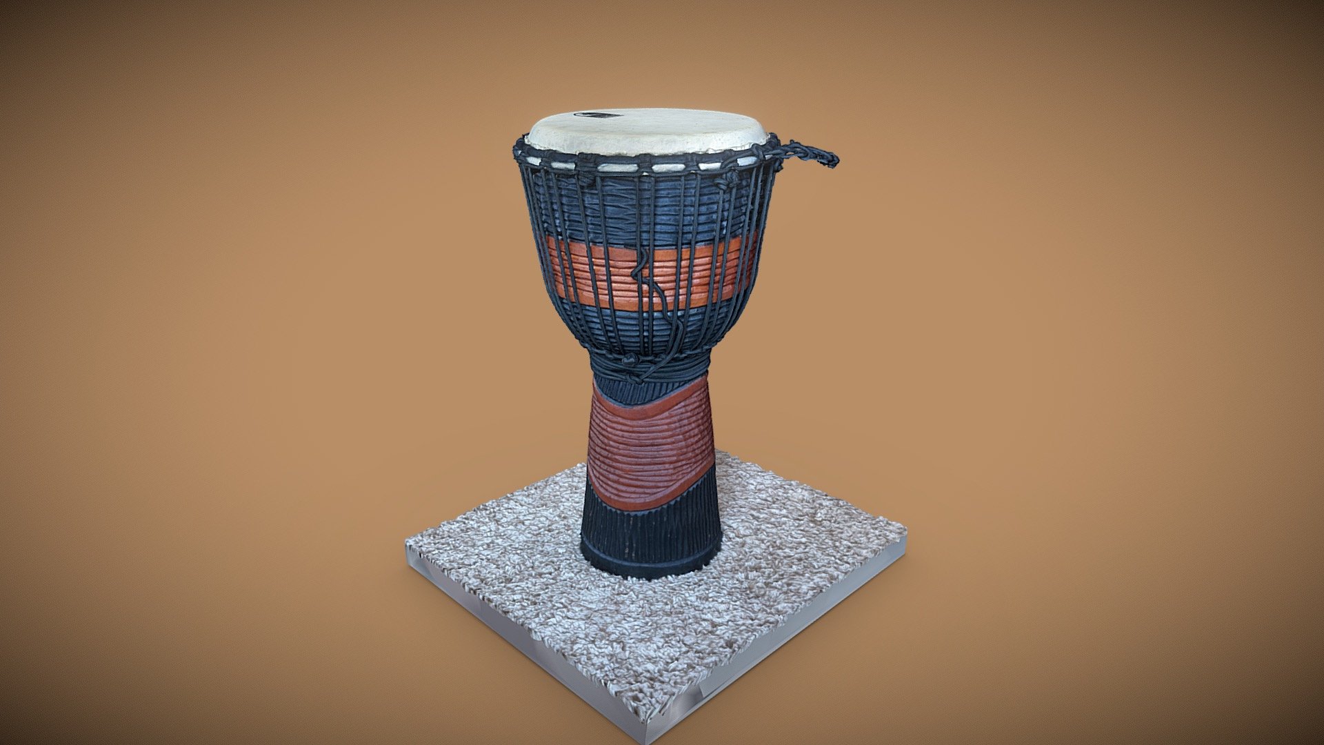 Djembe - 3D model by SpideyComic_15 (@spideycomic15) [ace7774] - Sketchfab