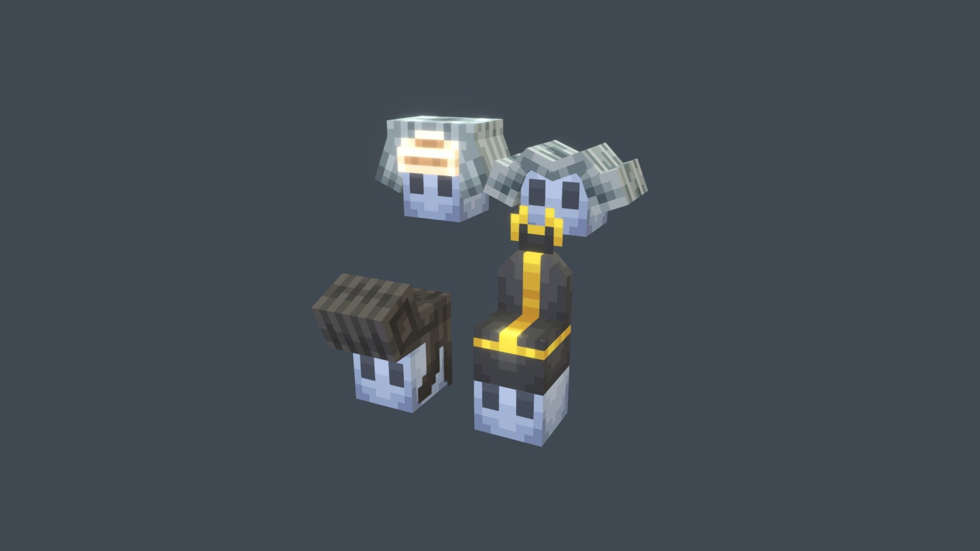 Headmodel Set - 3D model by Almond (@Almond1) [ace812c] - Sketchfab