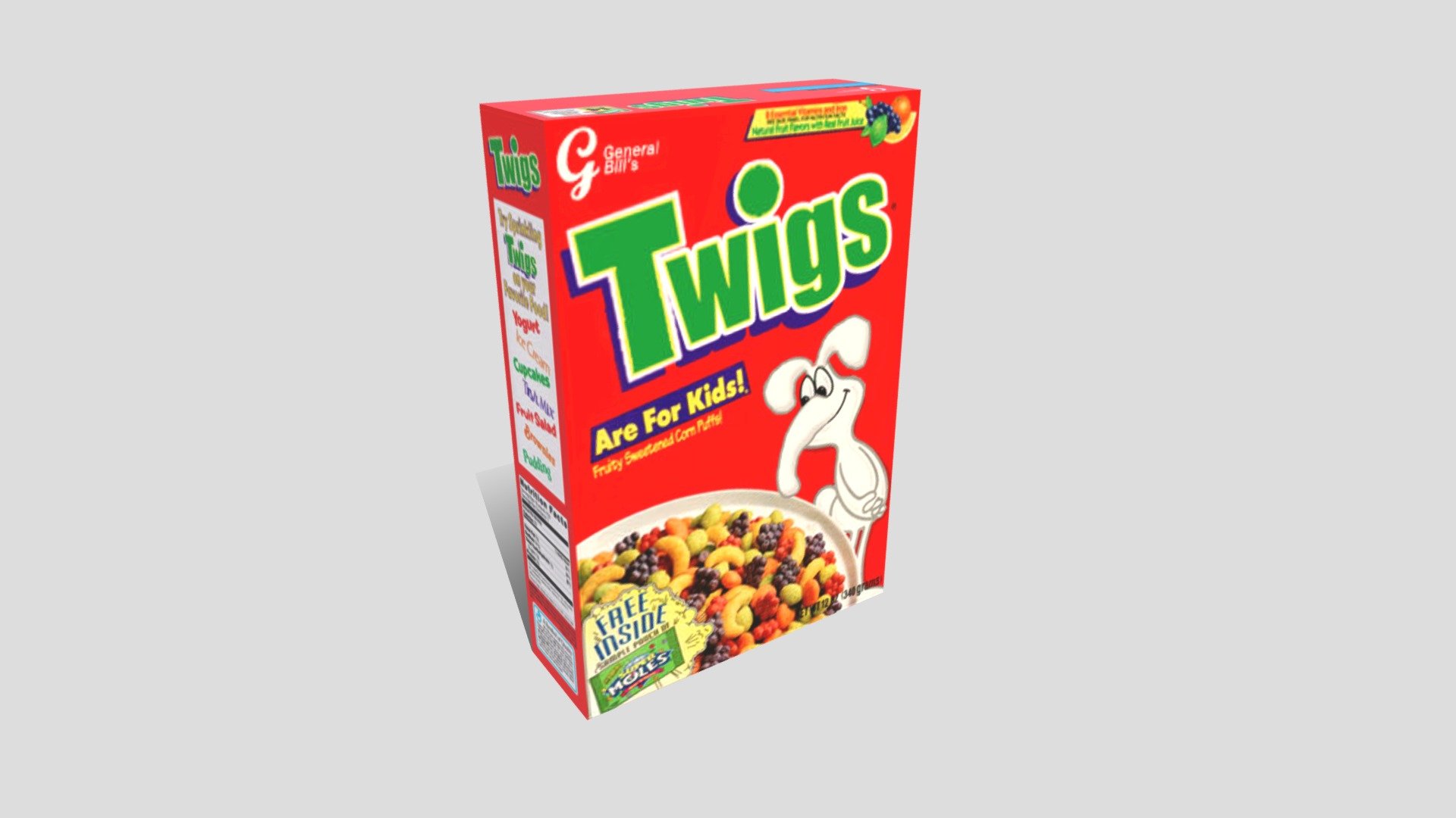Twigs - Cereal - Buy Royalty Free 3D model by MW 3D (@mw3dart) [acec6cc ...