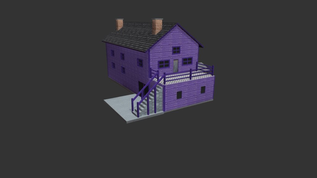 Photo Textured House - 3D model by sinfulldestiny [aced663] - Sketchfab