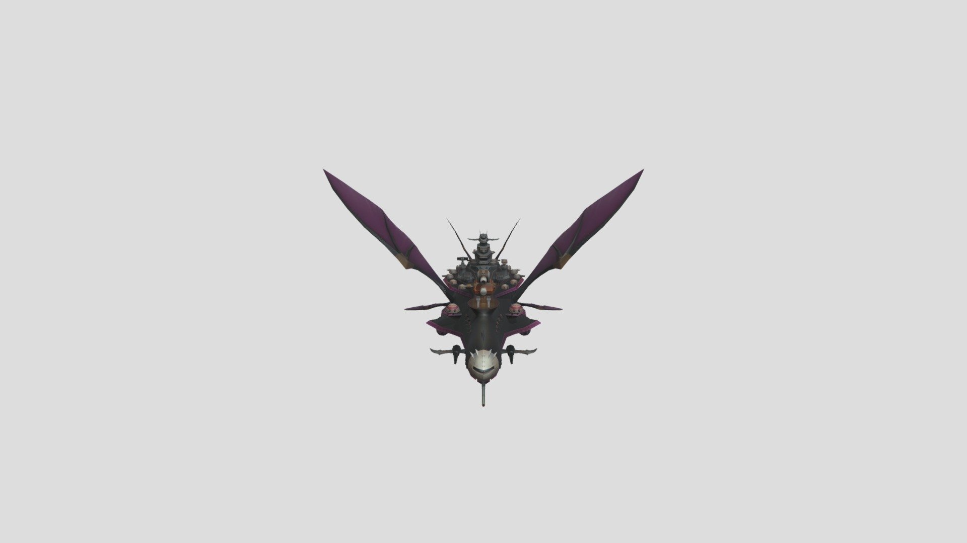 Kirby's Battleship, The Halberd - Download Free 3D model by ...