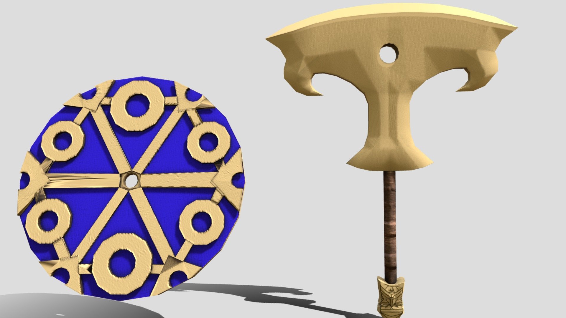 The Weapons of Perun - 3D model by Spinejackal [acef651] - Sketchfab
