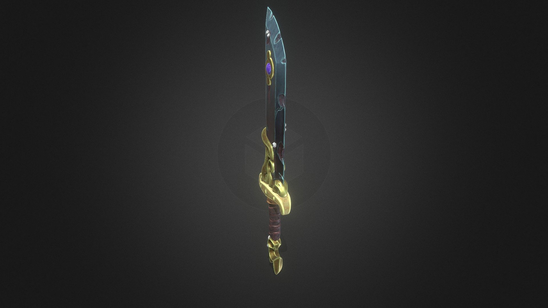 Sword of the Ocean Depths - 3D model by erick_orzari [acf0501] - Sketchfab