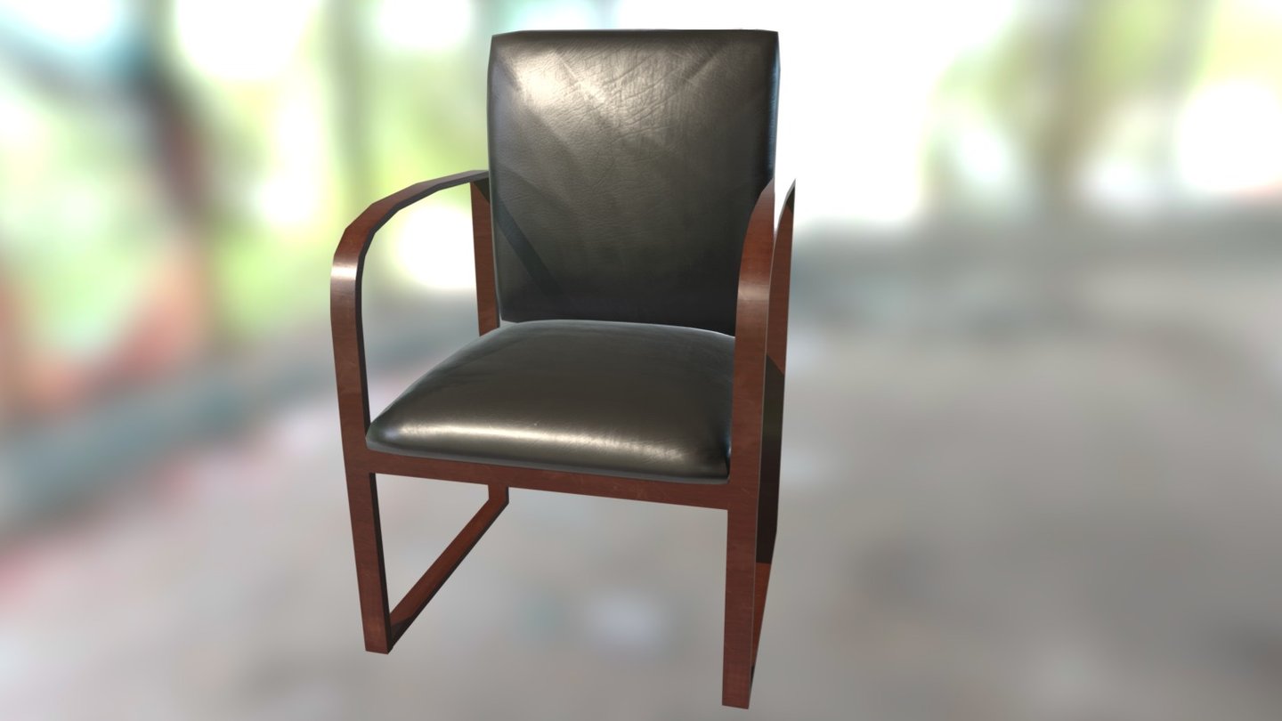 Leather Chair - 3D model by mrcoolbp [acf1c8e] - Sketchfab