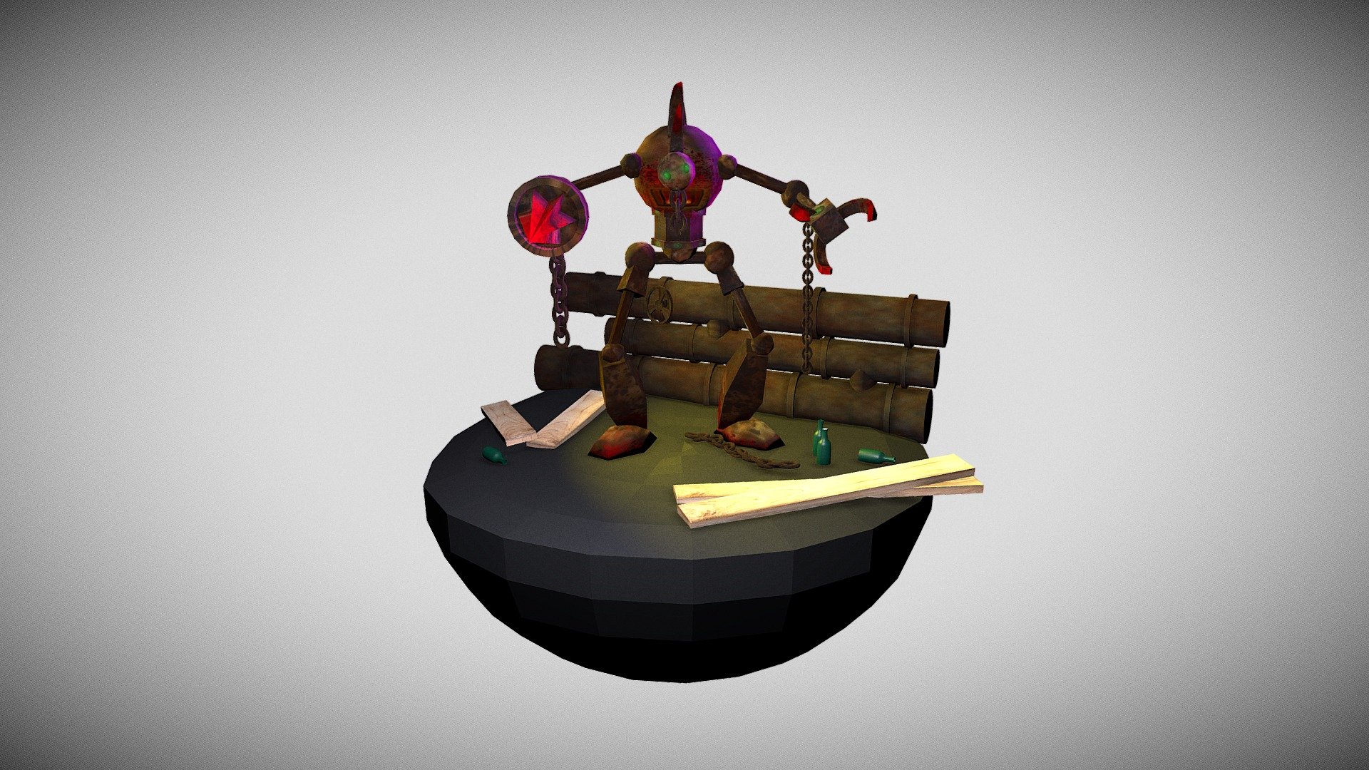 robo guy - 3D model by MiriamColl [acf2904] - Sketchfab