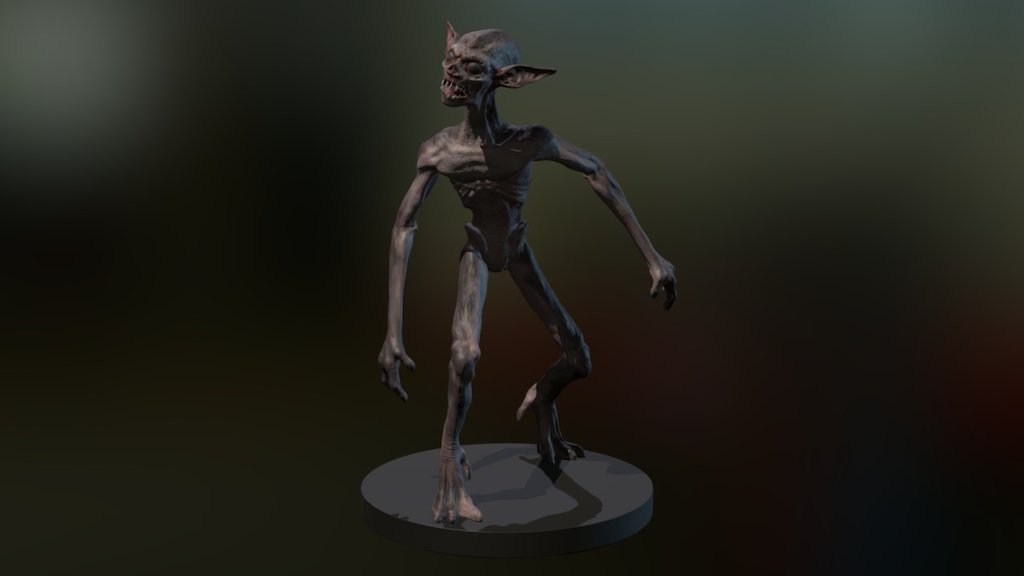Cave Creature - 3D model by J Wilson (@wilstrong) [acf5b8a] - Sketchfab