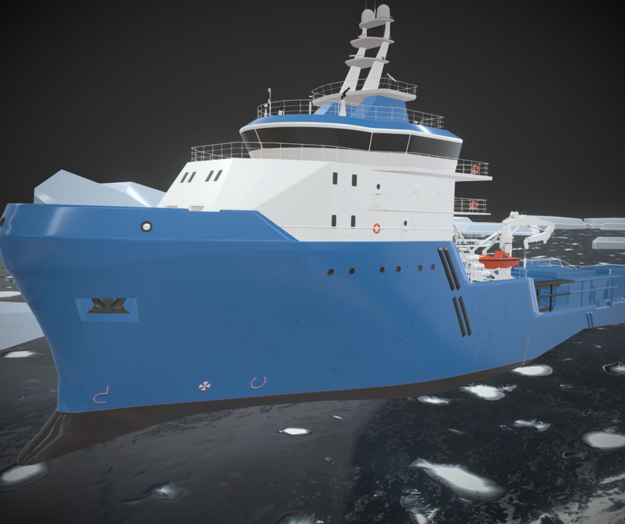 Arctic Ship Concept - 3D model by Elomatic Advanced Technologies ...