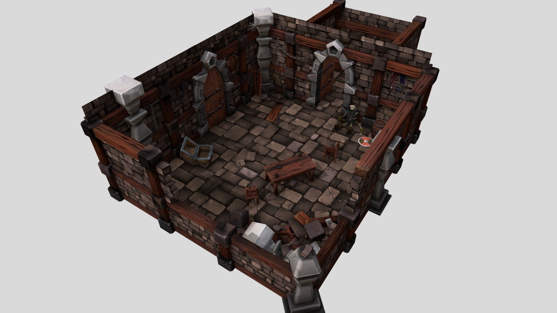The Dwarf Dungeon - Buy Royalty Free 3D model by Slayver [acf7db7 ...