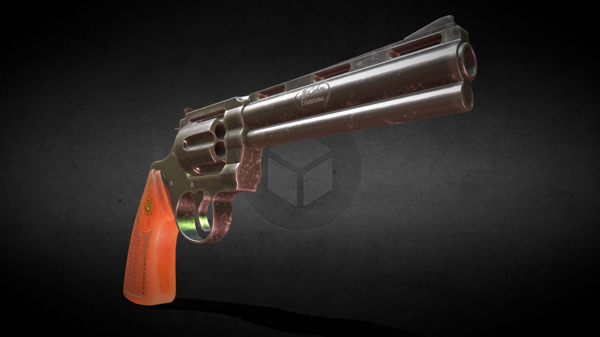 Six Shooter pistol - 3D model by Tom.McCahey [acf82dc] - Sketchfab