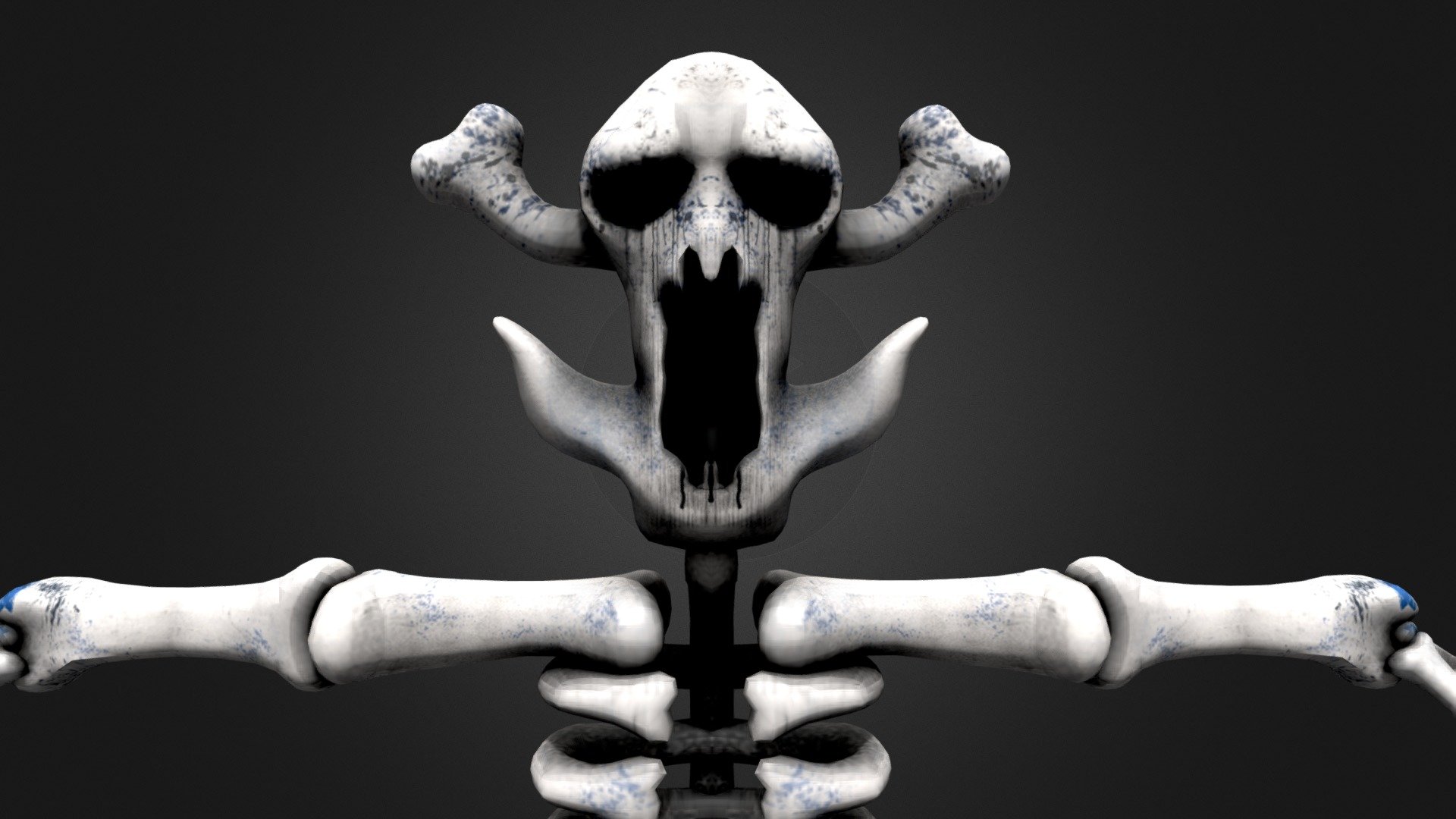 Glareon Skeleton (RP SKIN) - 3D model by Nelamon [acf8a09] - Sketchfab