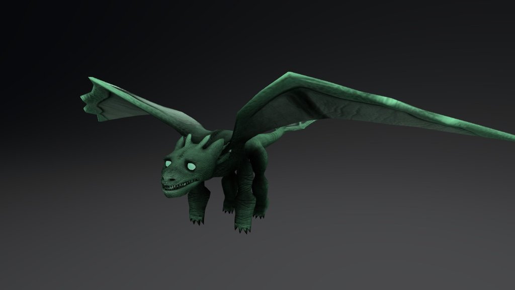 Dragon Low B - 3D model by mikelllobera [acf8cbe] - Sketchfab