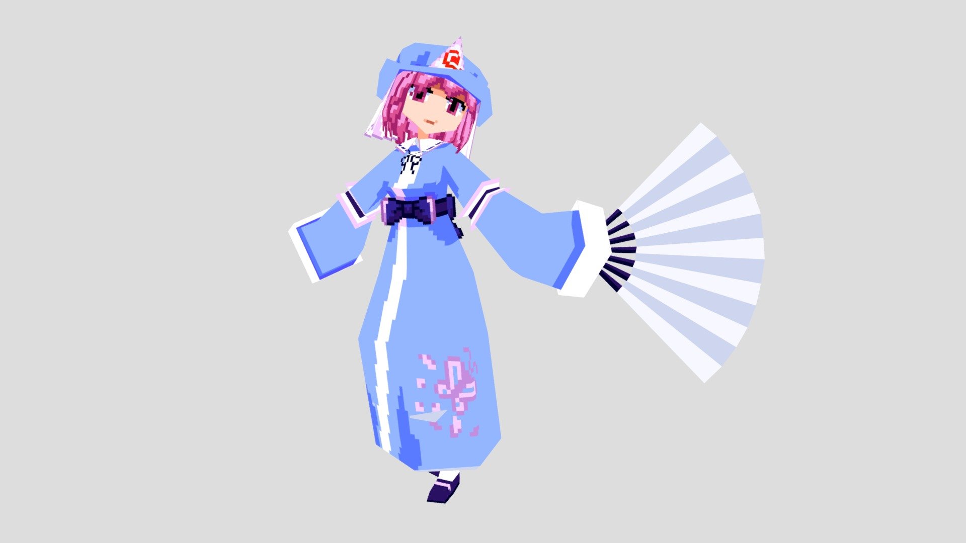 Yuyuko Saigyouji - Download Free 3D model by jb117 [acfa872] - Sketchfab