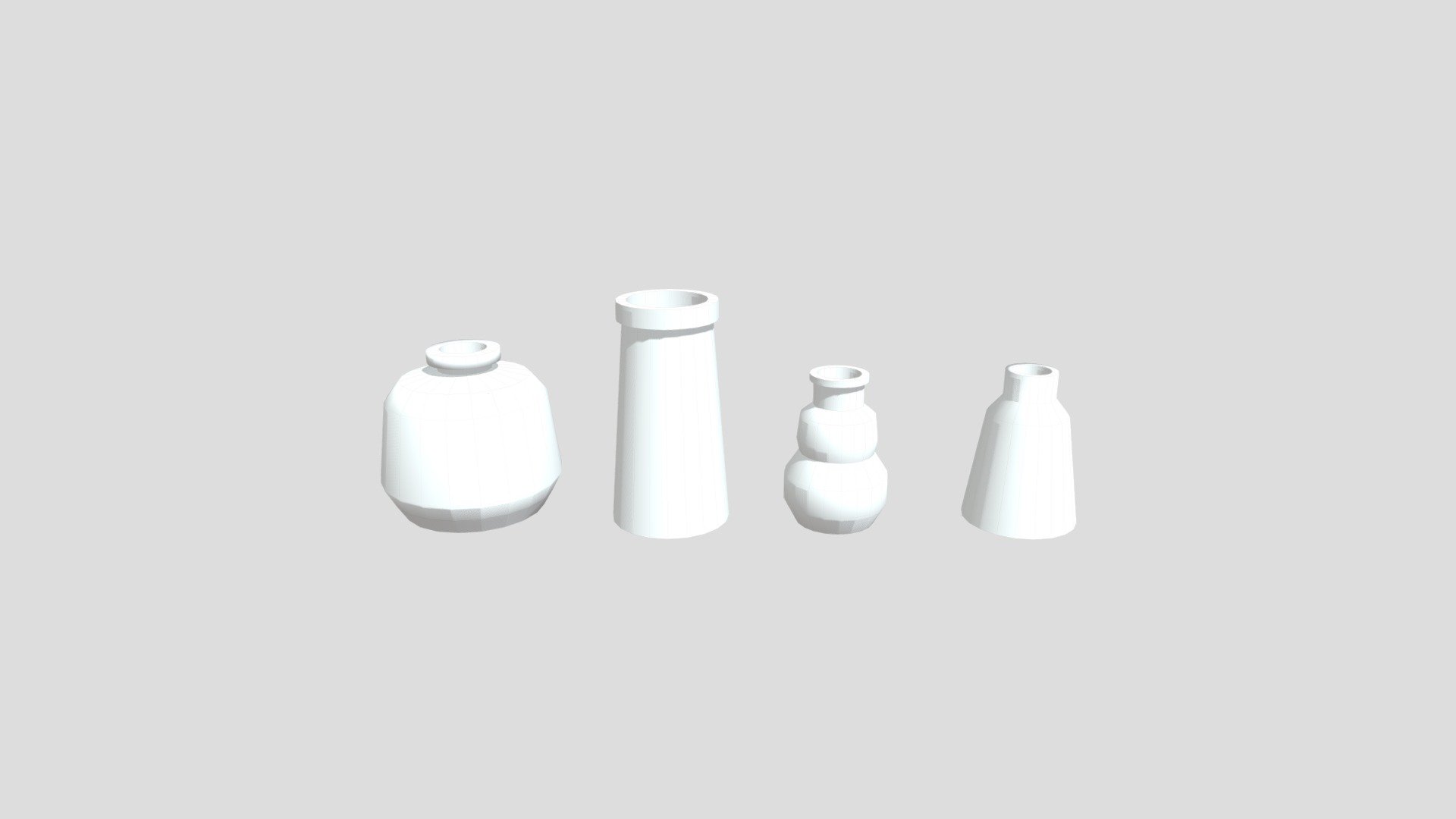 Small Vases - 3D model by SennaDuizendstra [acfb4c6] - Sketchfab