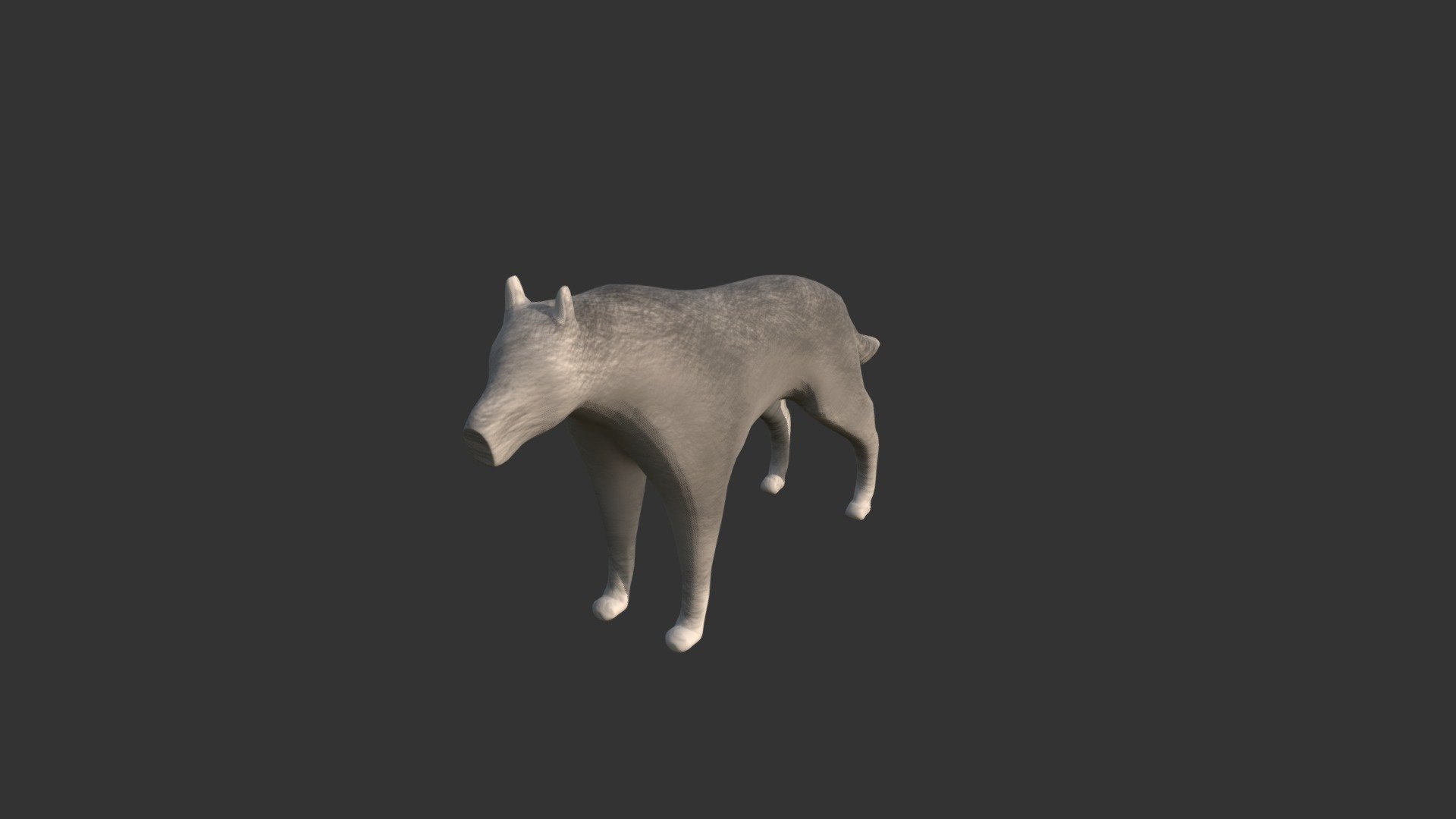 Stylized Wolf - 3D model by BenceFranko [acfbecf] - Sketchfab