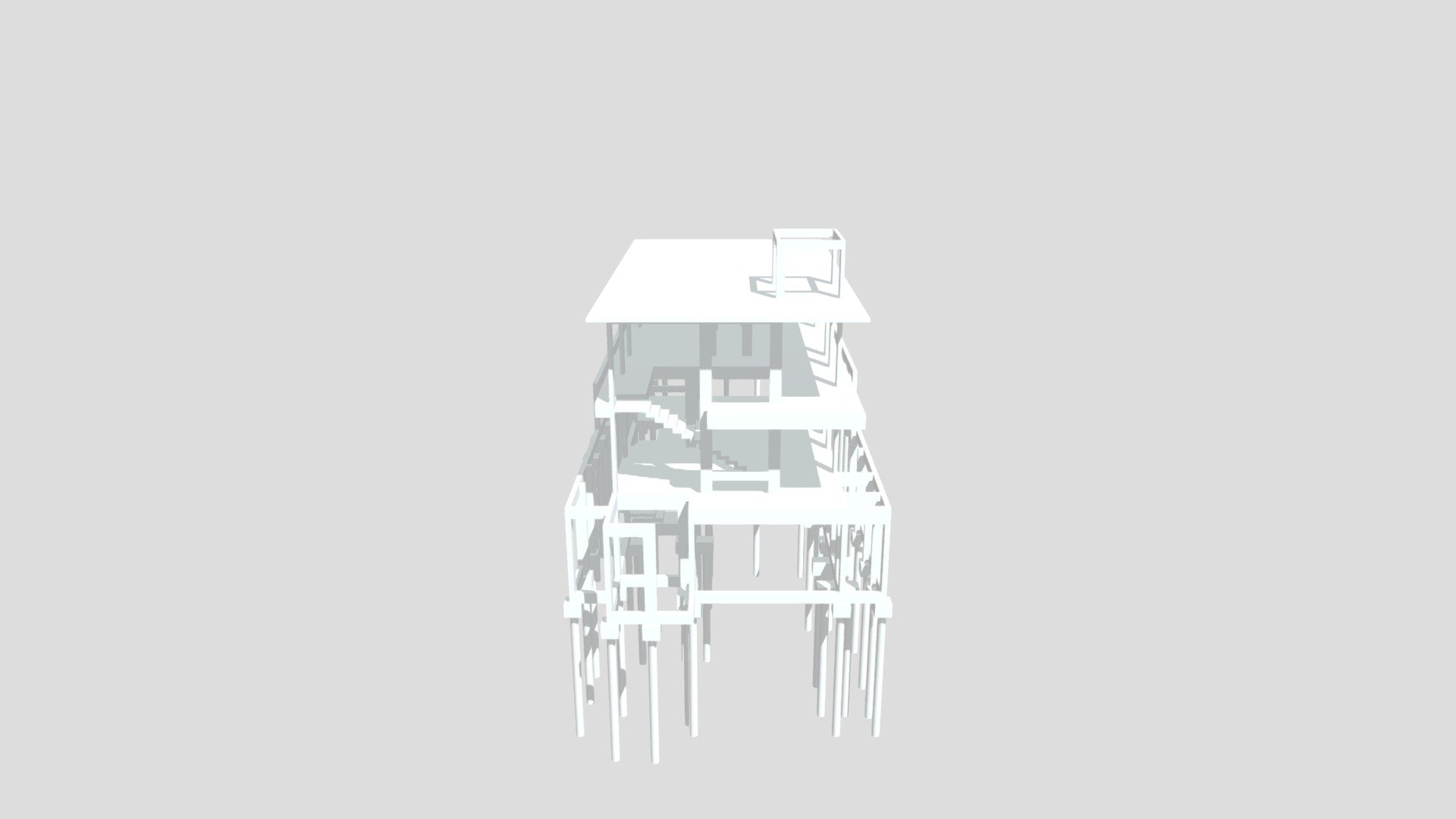 265 - MODELO 3D - ESTRUTURAL - 3D model by rtech engenharia (@rtech) [acfc52c] - Sketchfab