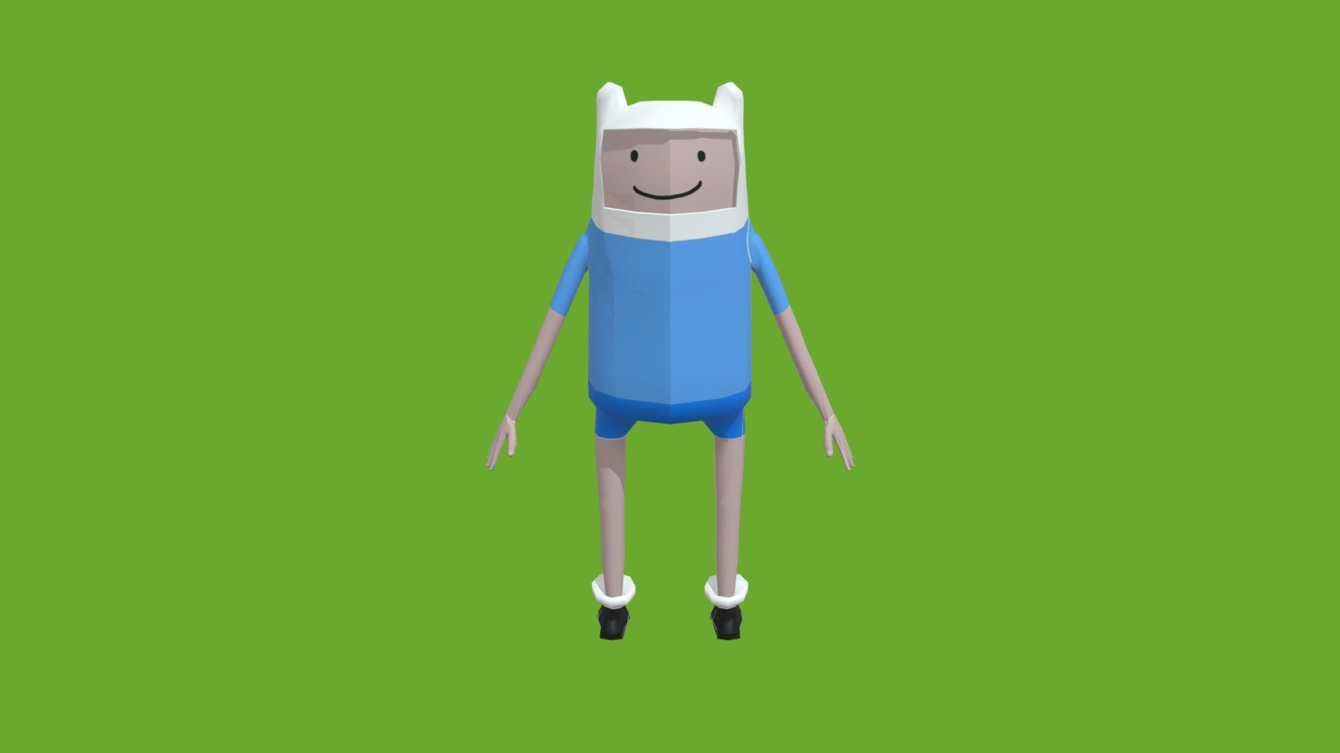 FINN THE HUMAN - 3D model by RareChrisGC [acfc96f] - Sketchfab
