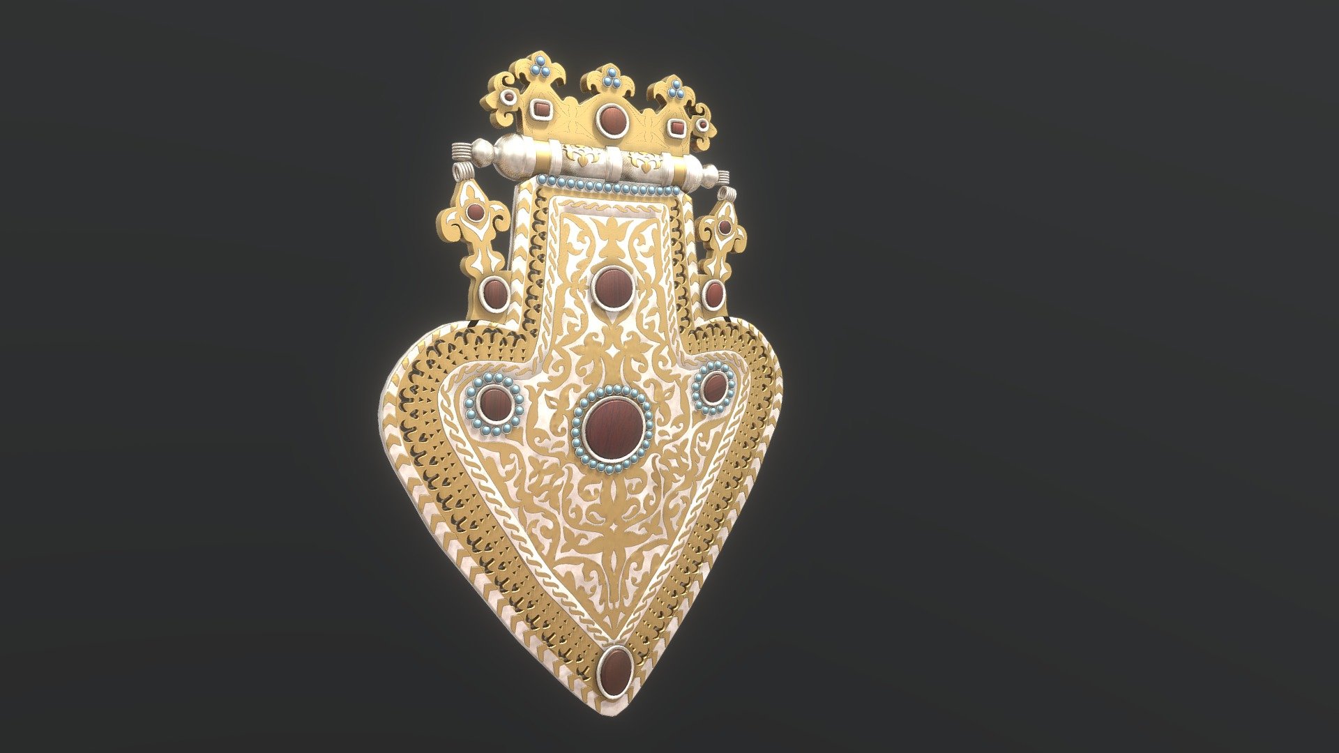 Turkmen Asyk - Buy Royalty Free 3D model by BilgeBitig [acfef28 ...