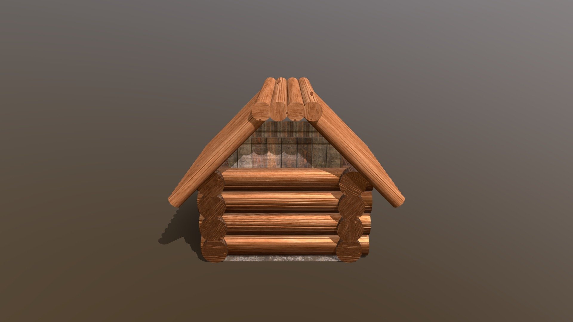 Log Cabin - Download Free 3D model by riyaz.nausath [acffaa2] - Sketchfab