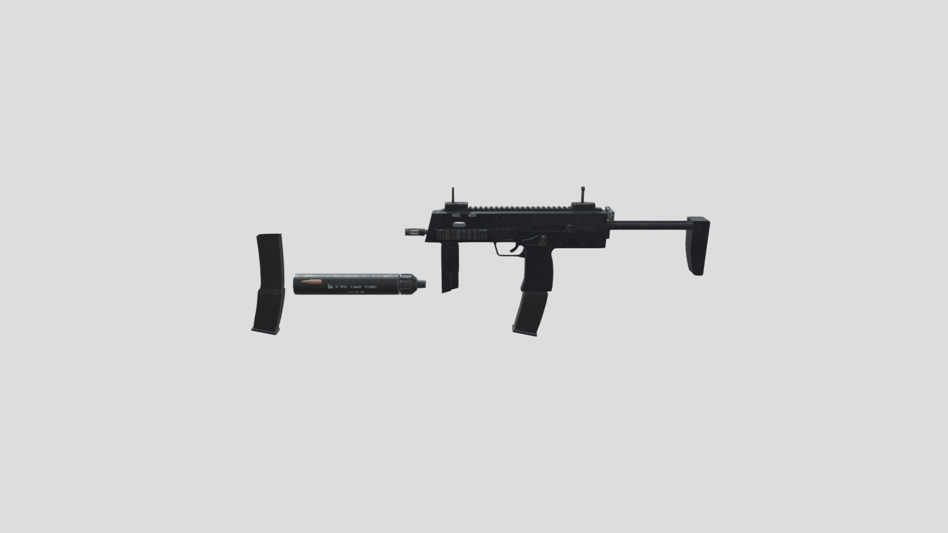 MP7 - Download Free 3D model by kisotsu [ad00038] - Sketchfab