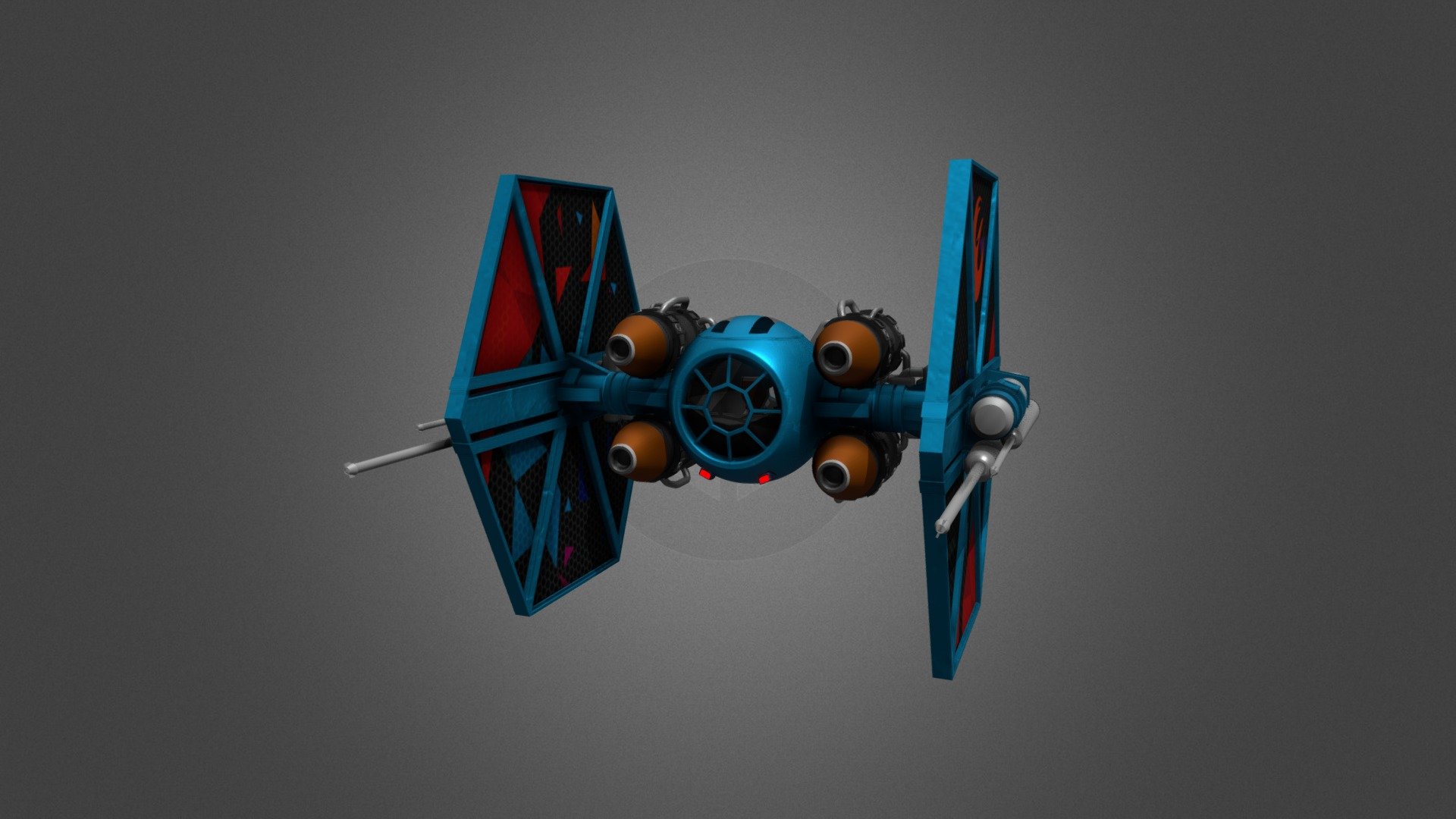 Rebel Fighter - 3D model by Vitor.c [ad00546] - Sketchfab
