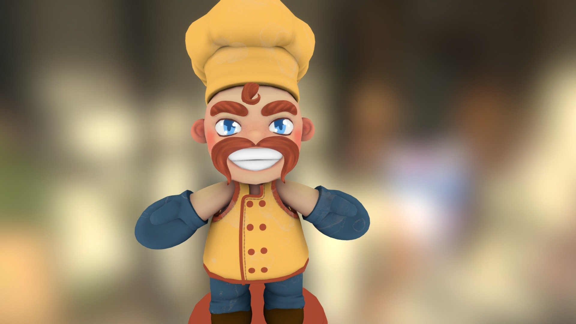Muffin Man - 3D model by Blackbelt7000 [ad009e4] - Sketchfab