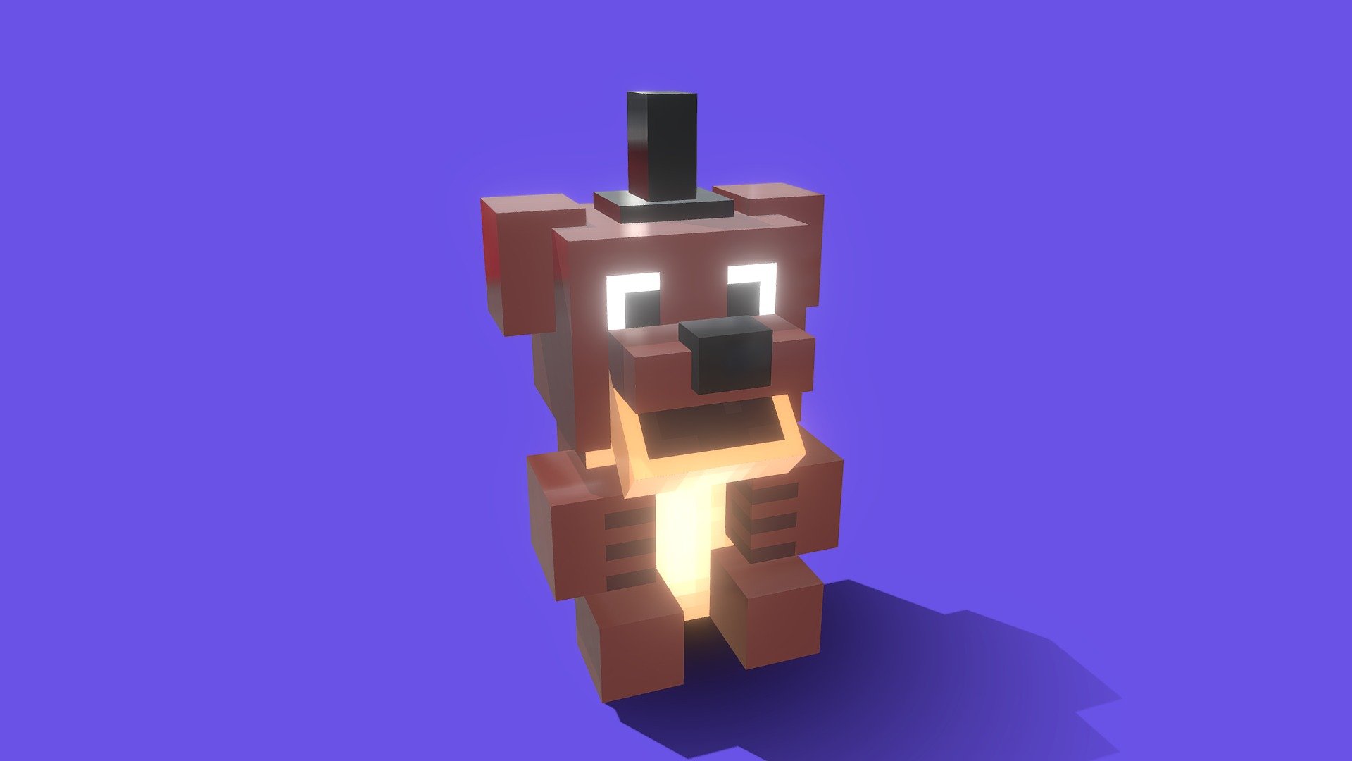minecraft: Freddy fazbear meme :] - Download Free 3D model by ...