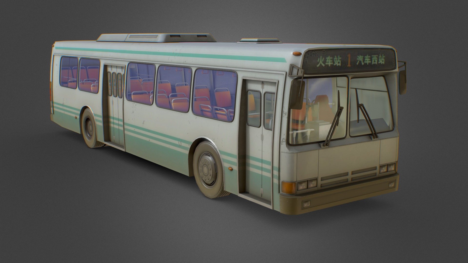 Changjiang Flxible CFC6110GD City Bus - 3D model by raktajino1982 ...