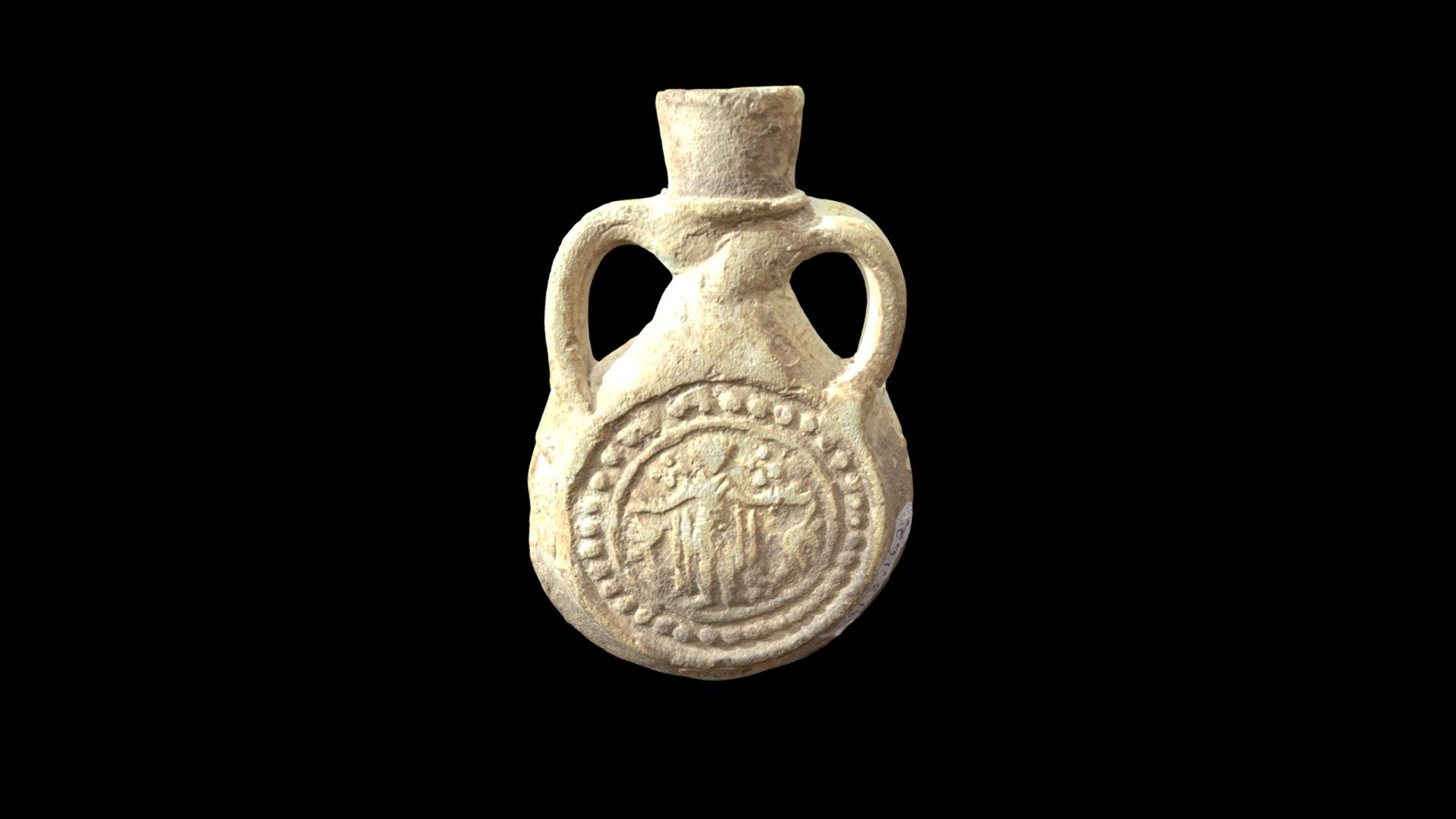 Flask - 3D model by Harvard Museum of the Ancient Near East (@hmane ...