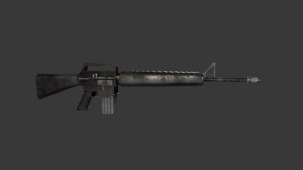 M16 - 3D model by mrpetercharman [ad03edb] - Sketchfab