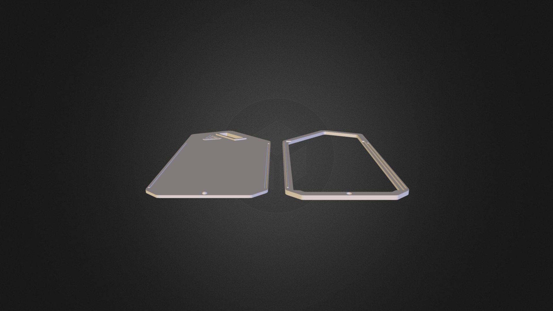 Id badge holder - 3D model by 3dindustries [ad046e4] - Sketchfab